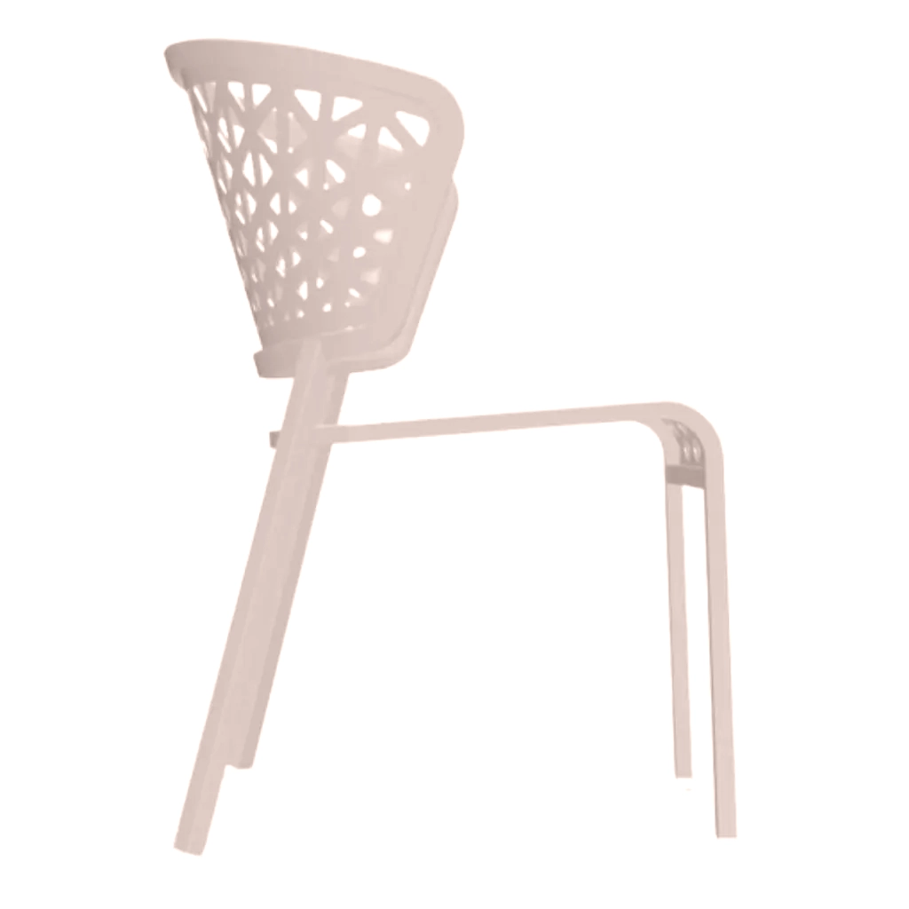 Project X Alu. Dining Chair – Geo Pattern - LaBrooy® Collections